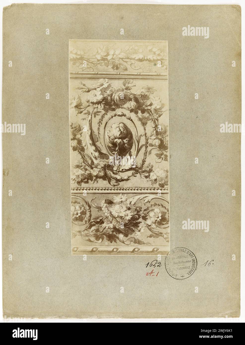 Anonymous. Collection of ornamental patterns - Industrial drawing by ...