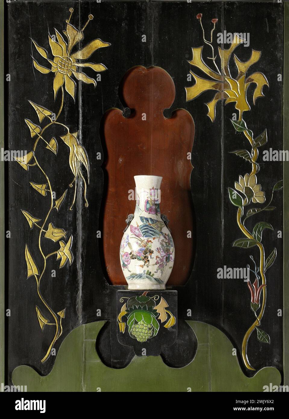 Victor Hugo (1802-1885), French writer. Chinese lounge, decor from ...