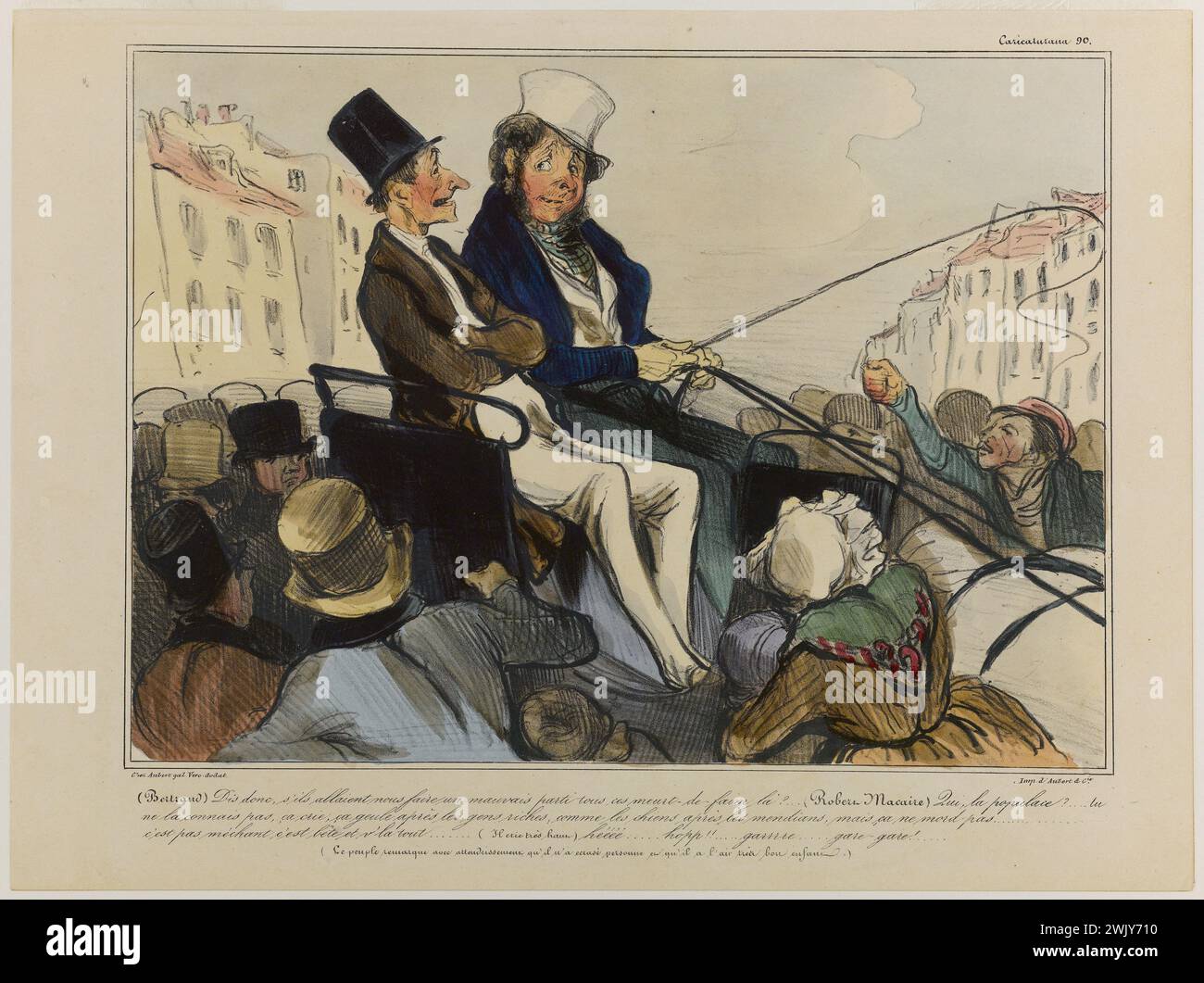 Honoré Daumier (1808-1879). "(Bertrand) say, if they were going to make us a bad party all these ...