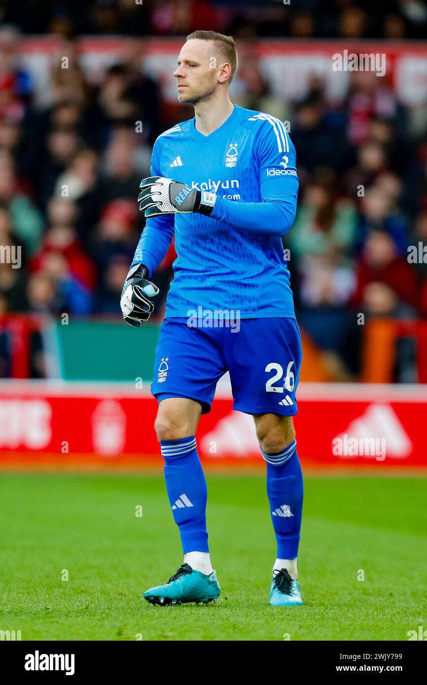 The City Ground, Nottingham, UK. 17th Feb, 2024. Premier League ...