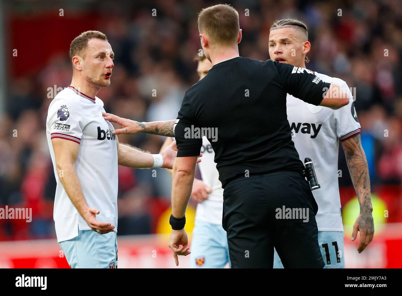 The City Ground, Nottingham, UK. 17th Feb, 2024. Premier League ...