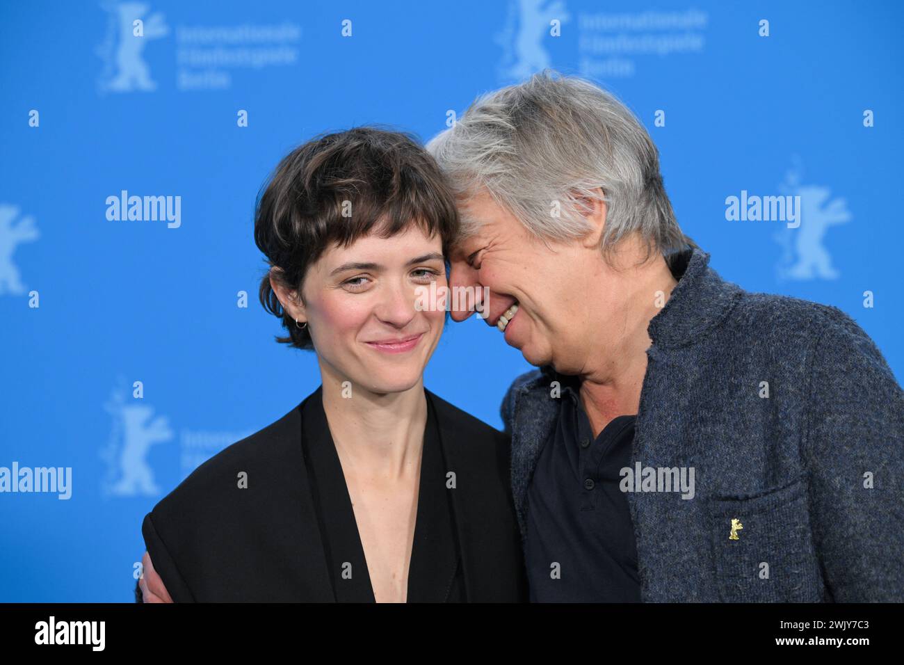 17 February 2024, Berlín: Film director Andreas Dresen and actress Liv ...