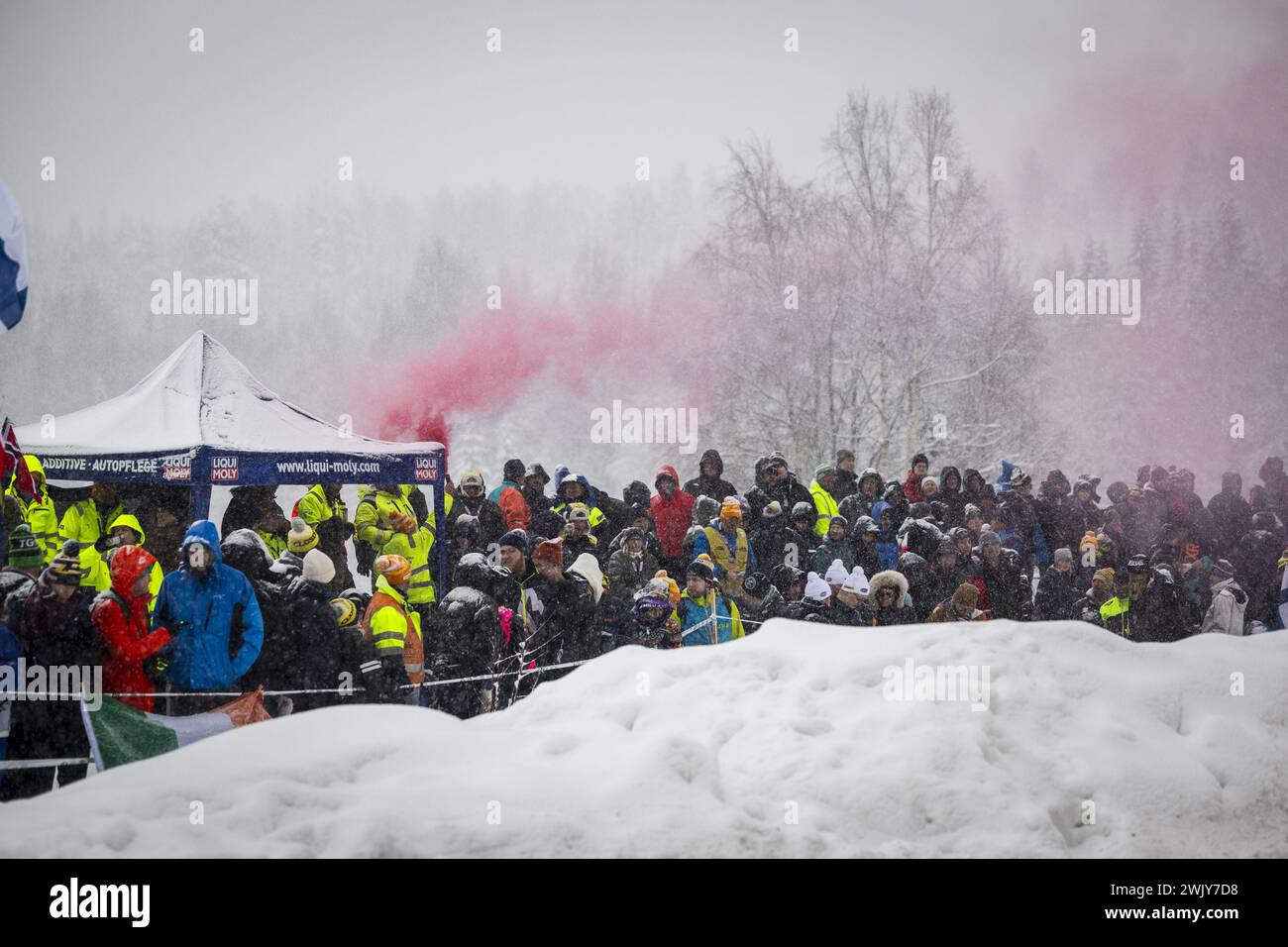 ambiance during the Rally Sweden 2024, 2nd round of the 2024 WRC World ...