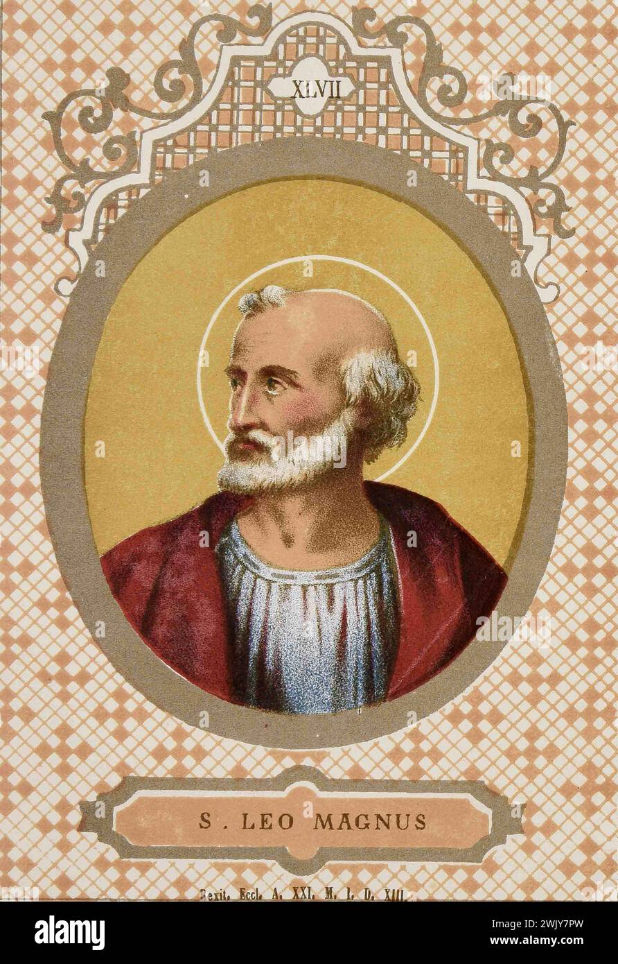 Pope saint leo great hi-res stock photography and images - Alamy