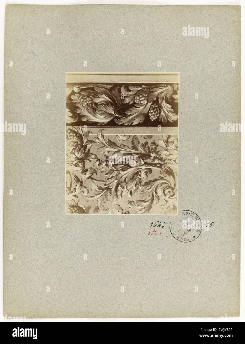 Anonymous. Collection of ornamental patterns - Industrial drawing by ...