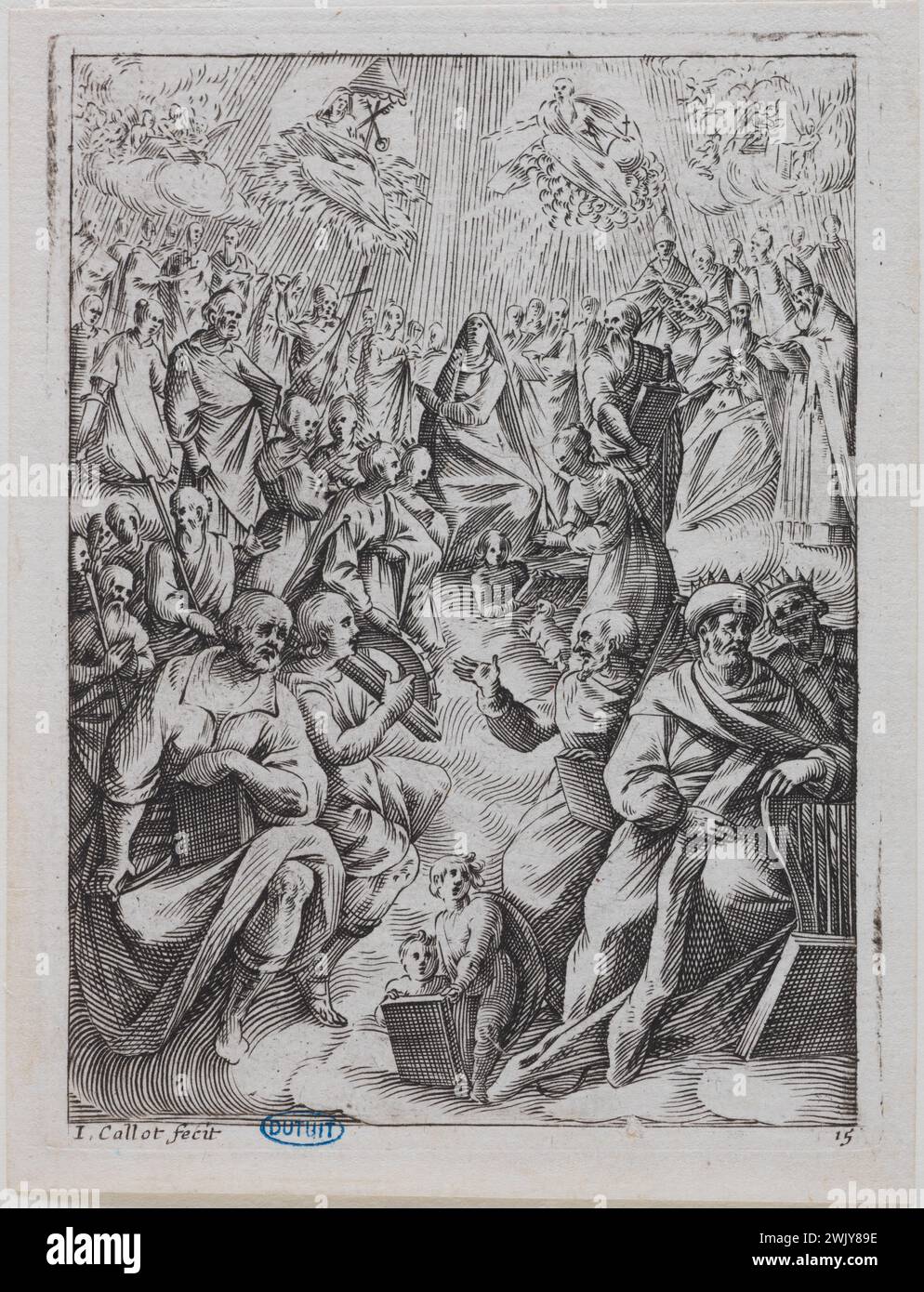 Jacques Callot (1592-1635). "The paintings of Rome, the Paradise ...