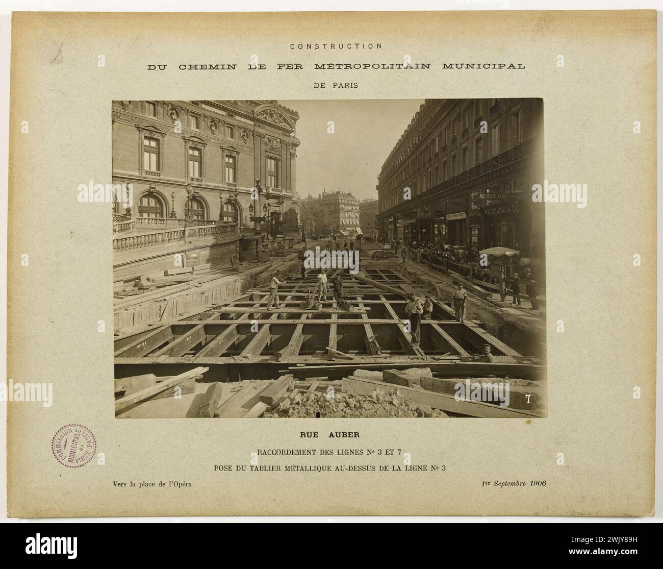 Construction of the municipal metropolitan metropolitan railway in ...
