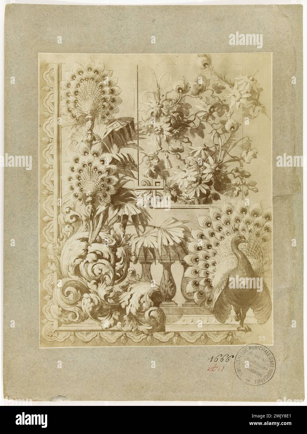 Anonymous. Collection of ornamental patterns - Industrial drawing by ...