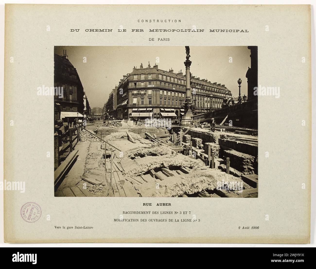 Construction of the municipal metropolitan metropolitan railway in ...
