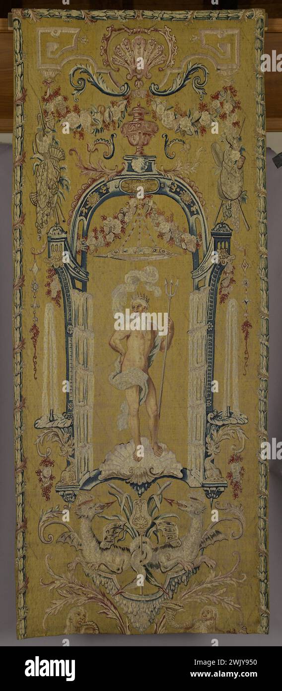 Manufacture of goblins, Neptune (of a set of four identical tapestries ...