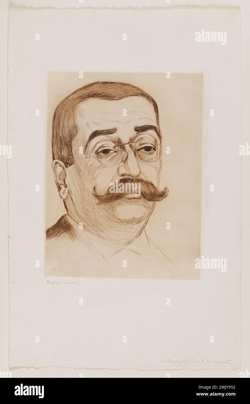 Schwartz (N.1884-10-01-D.1942), Portrait of the anthropologist Prince ...