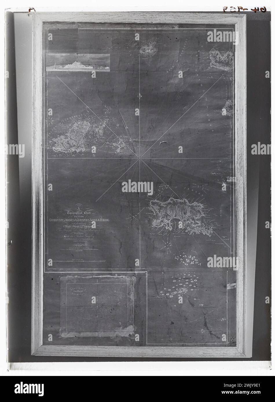 Anonymous, map of the Anglo-Norman Islands (dummy title). Houses of ...