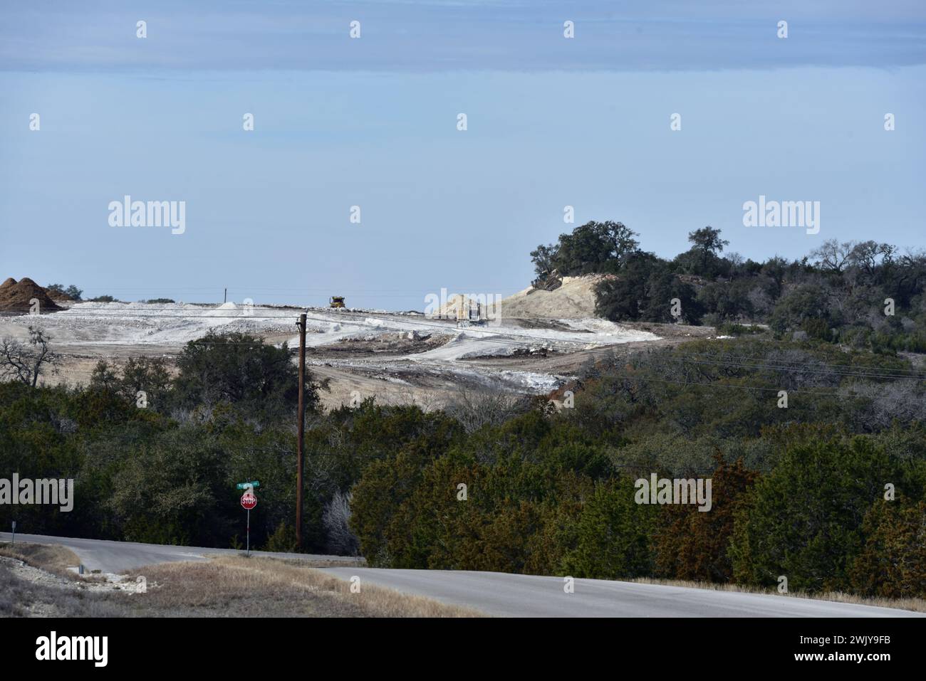 Leveling of Texas Hill Country for urban density development in rural ...