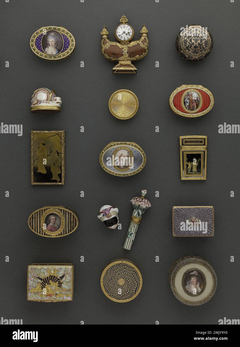 French, Swiss, German and English goldsmiths. Boxes and goldsmiths ...