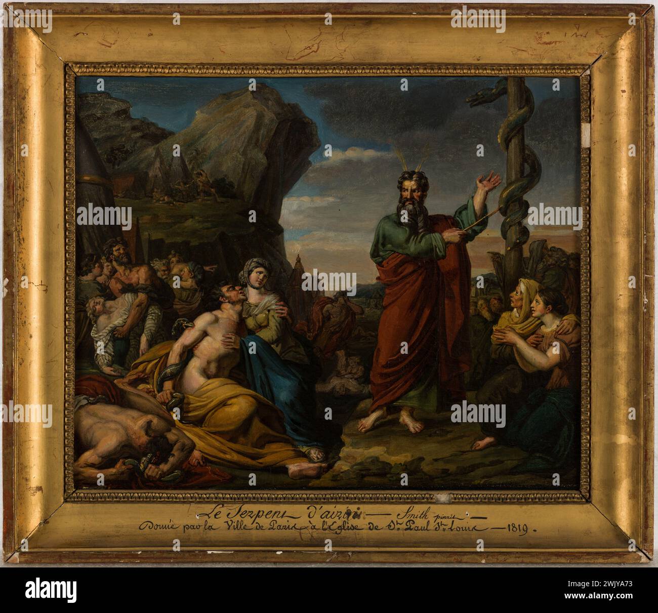 Constant Smith (1788-1873). "The brass snake". Sketch for the Saint ...