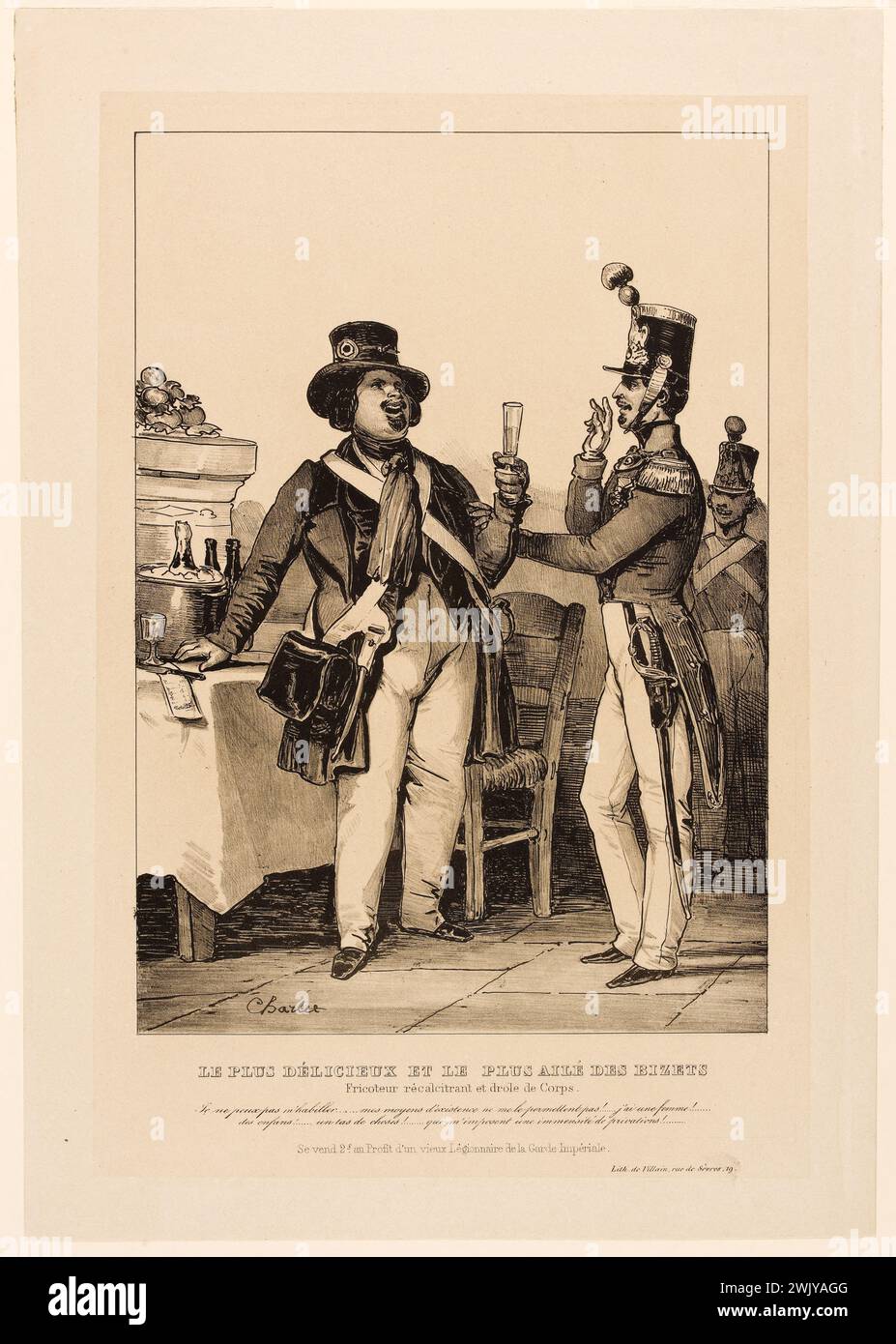 Charlet, Nicolas-Toussaint (1792-1845). "The most delicious and winged ...