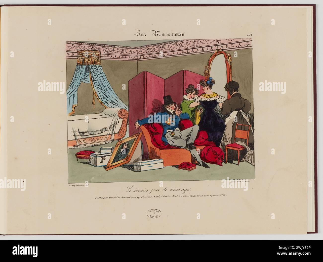Monnier, Henry Bonaventure (n.1799-06-07-D.1877-01-03), the last ...