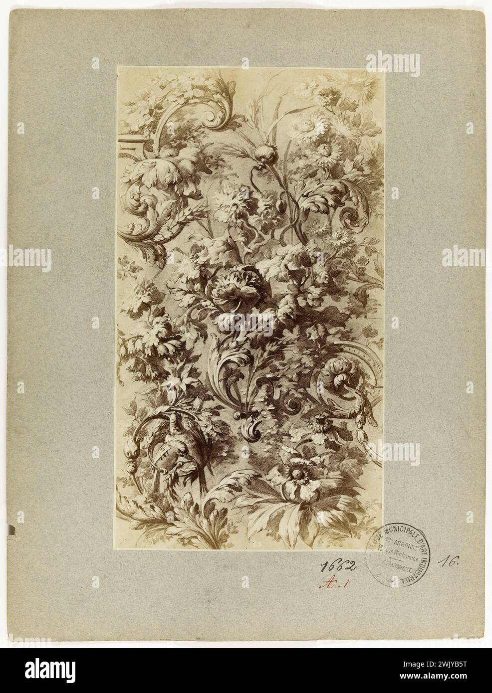 Anonymous. Collection of ornamental patterns - Industrial drawing by ...