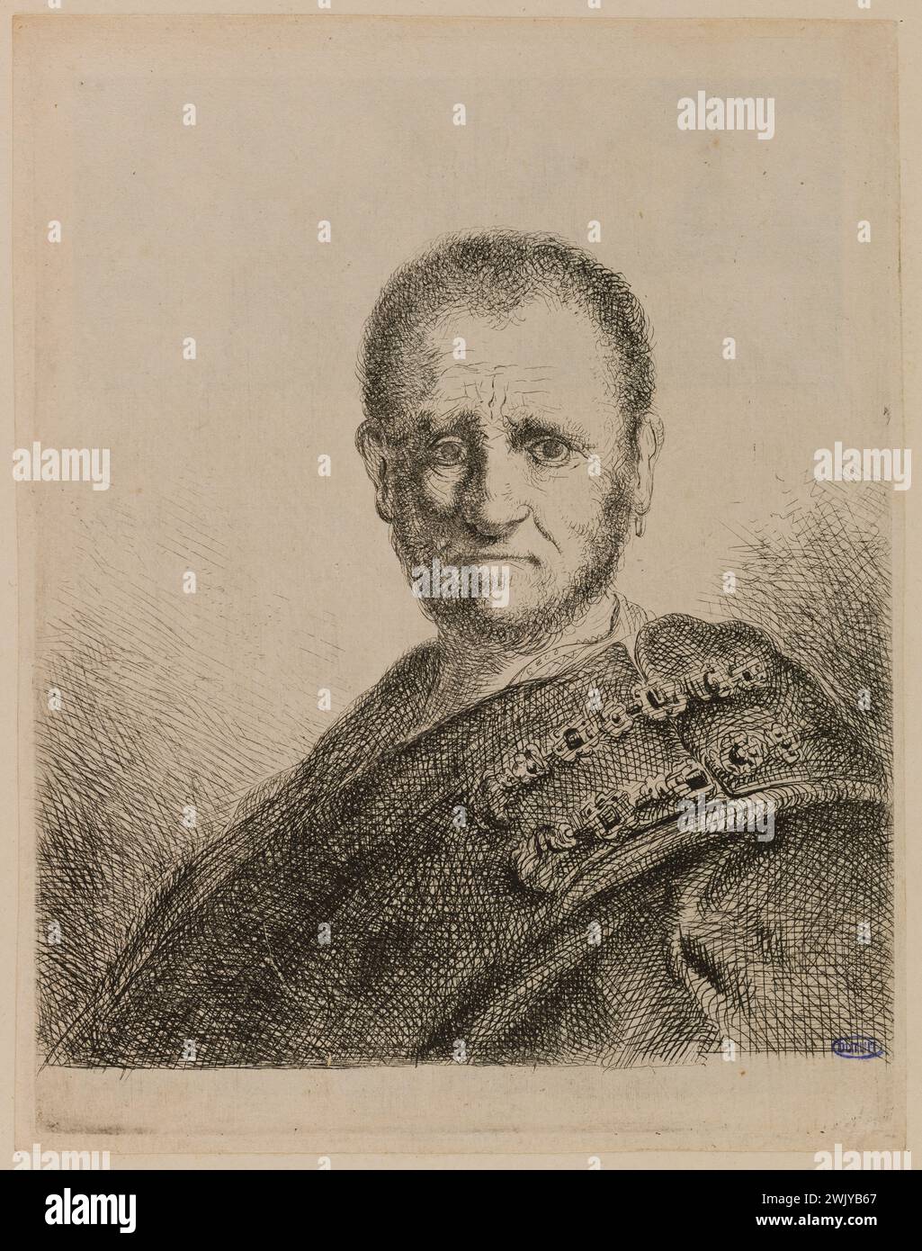 LIEVENS, Jan. "Portrait of man (Dutuit 7, supp.)". Etching. Museum of ...