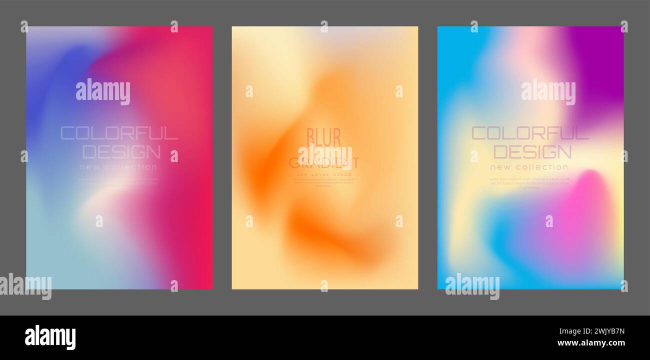 The gradient. Colorful blur, background for the title pages of a book ...