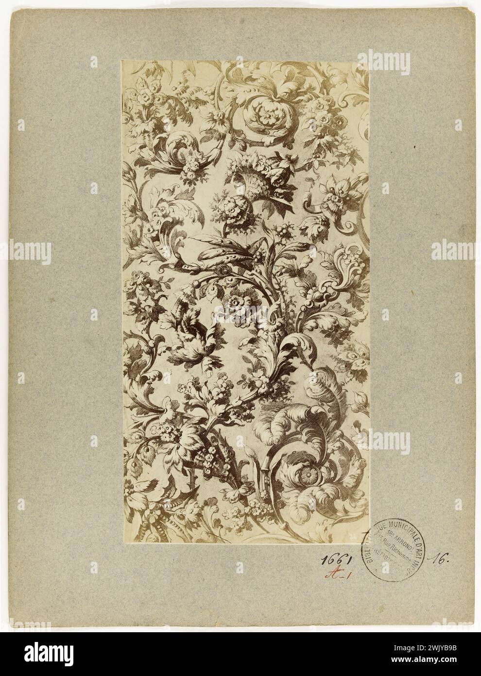 Anonymous. Collection of ornamental patterns - Industrial drawing by ...