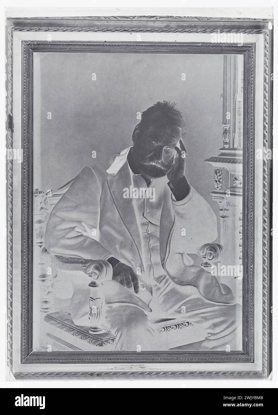 Anonymous, portrait of Victor Hugo (dummy title). Houses of Victor Hugo ...