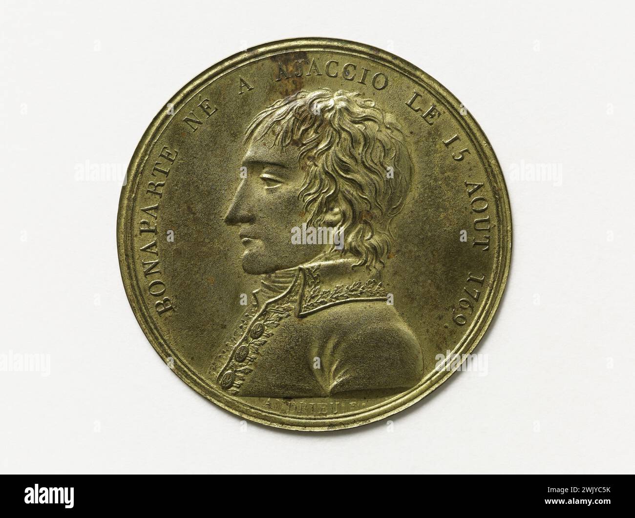 Bertrand Andrieu (1761-1822). Napoleon Bonaparte (1769-1821), first ...