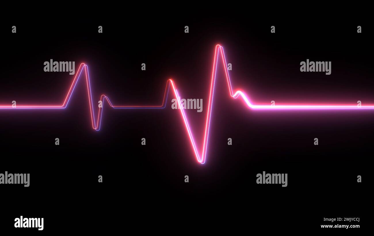 Looping seamless energy neon frame hi-res stock photography and images ...