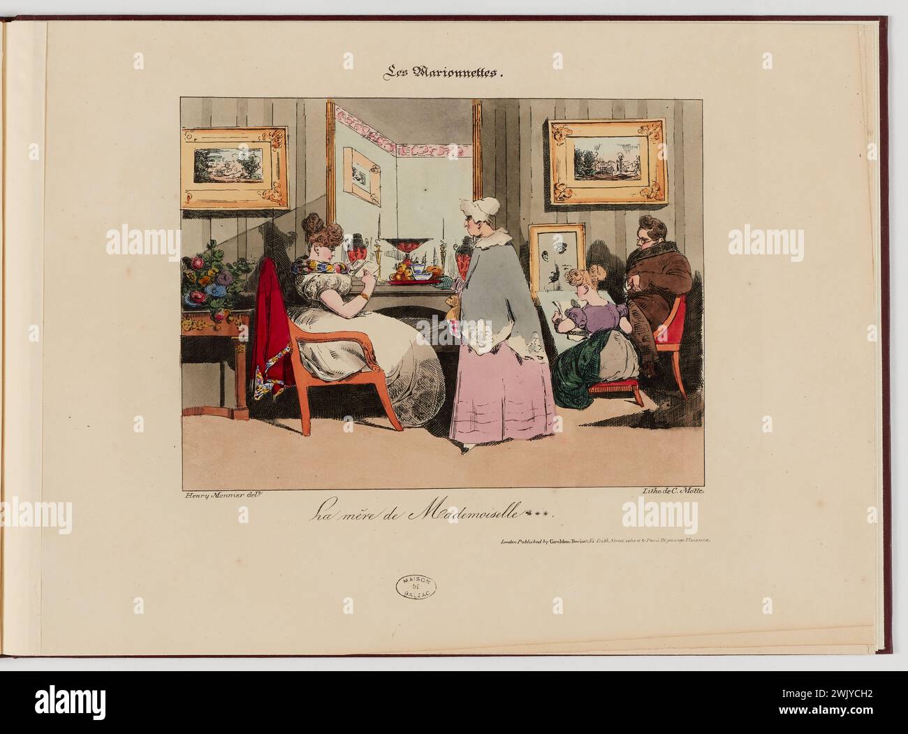 Monnier, Henry Bonaventure (N.1799-06-07-D.1877-01-03), Mademoiselle's ...