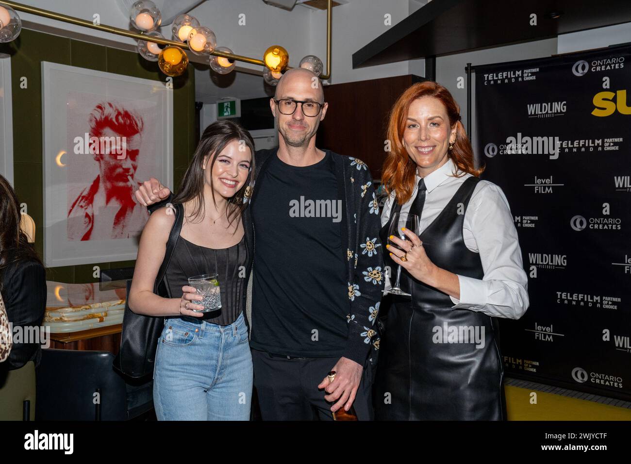 Sara Waisglass, Linsey Stewart and Dane Clark attend a special ...