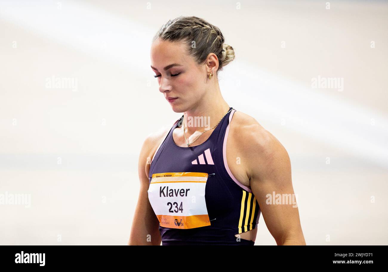 APELDOORN - Lieke Klaver in action during the 400 meter series during ...