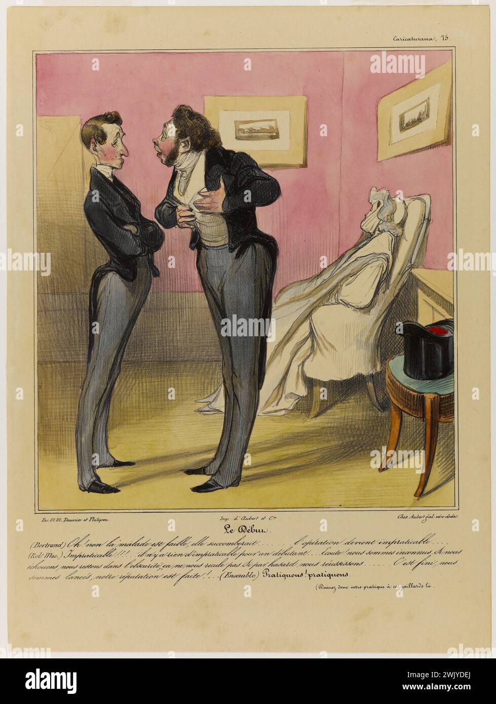 Caricature by honore daumier hi-res stock photography and images - Alamy