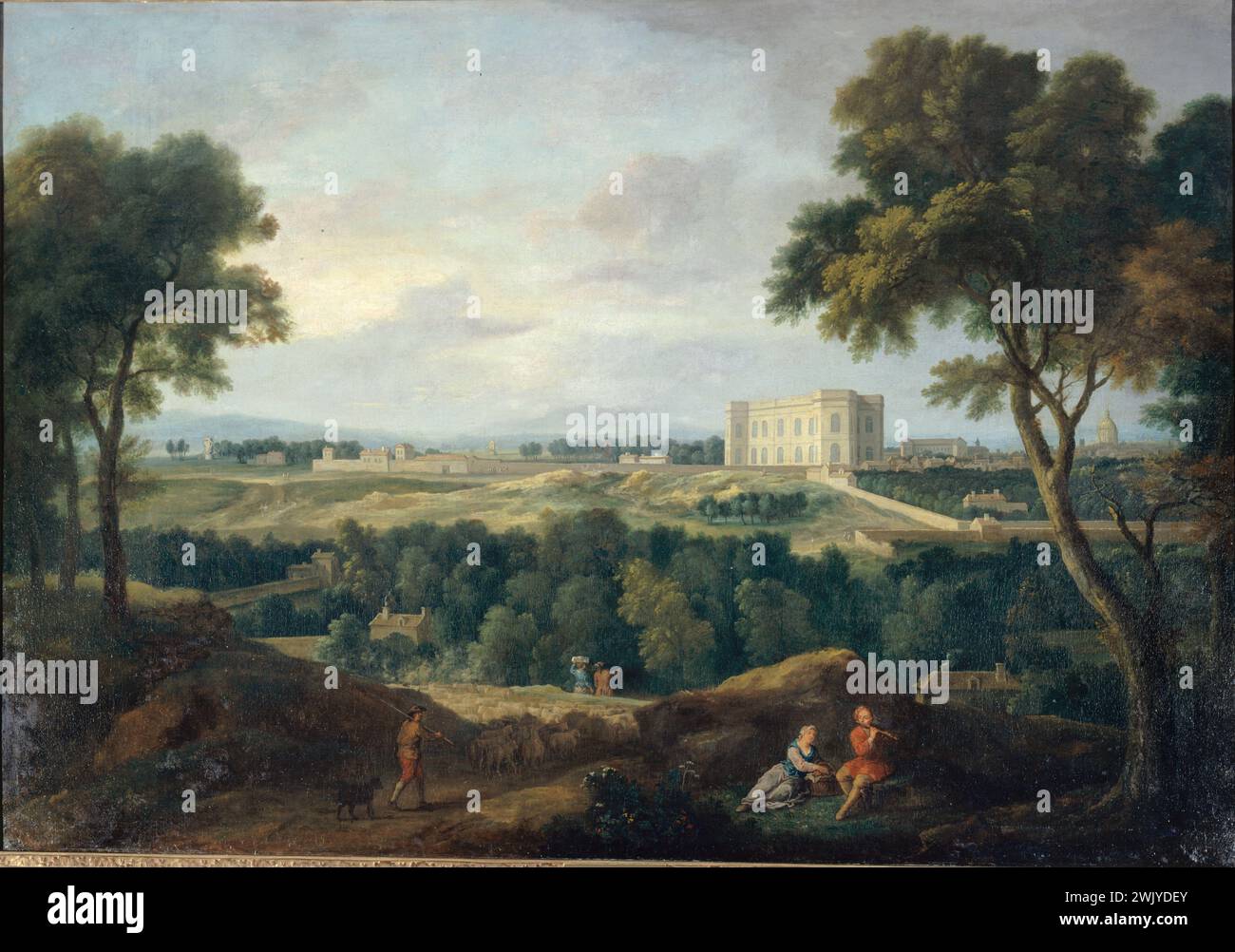 Jean-François II Millet (dit, Francisque, 1666-1723). "The observatory ...
