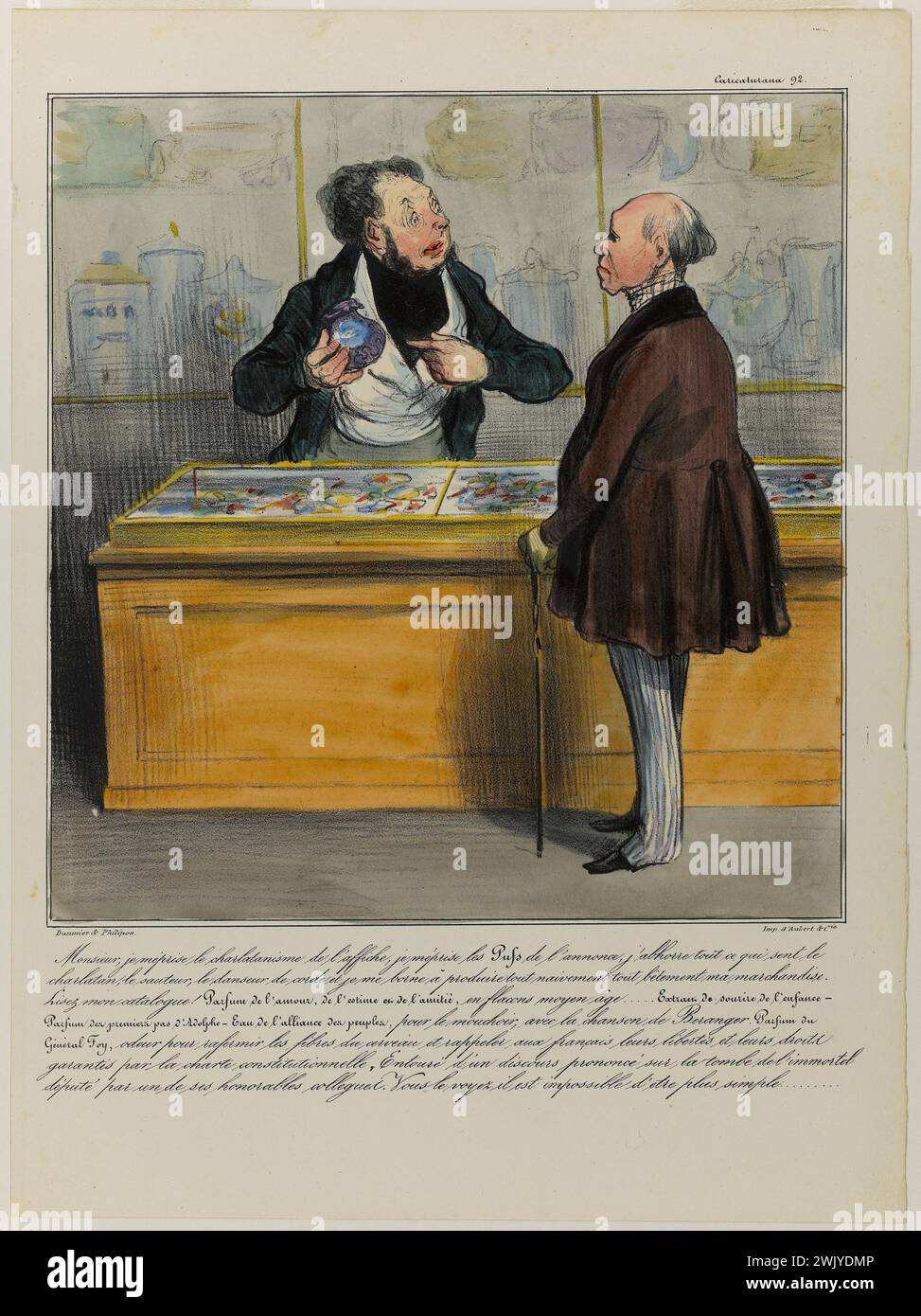 Honoré Daumier (1808-1879). "Sir, I despise the charlatanism of the ...