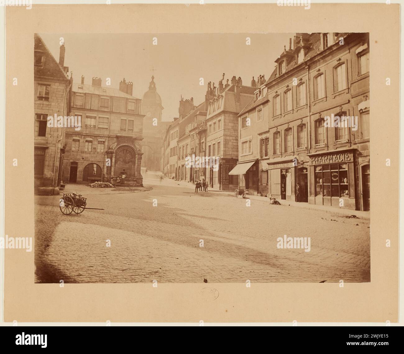 Robardet, Alfred (1851-?), View of the Grande rue de Besançon and the ...