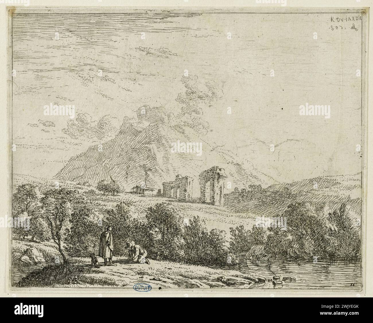 Karel Dujardin (1622-78). The man who is in line (Dutuit 11). Eat, 1658 ...