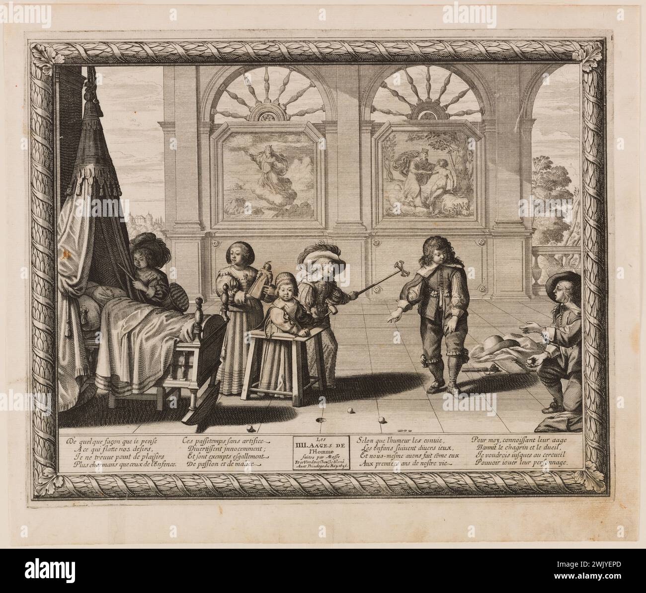 Abraham Bosse (1602-1676). "The four ages of man: childhood, 1636 ...