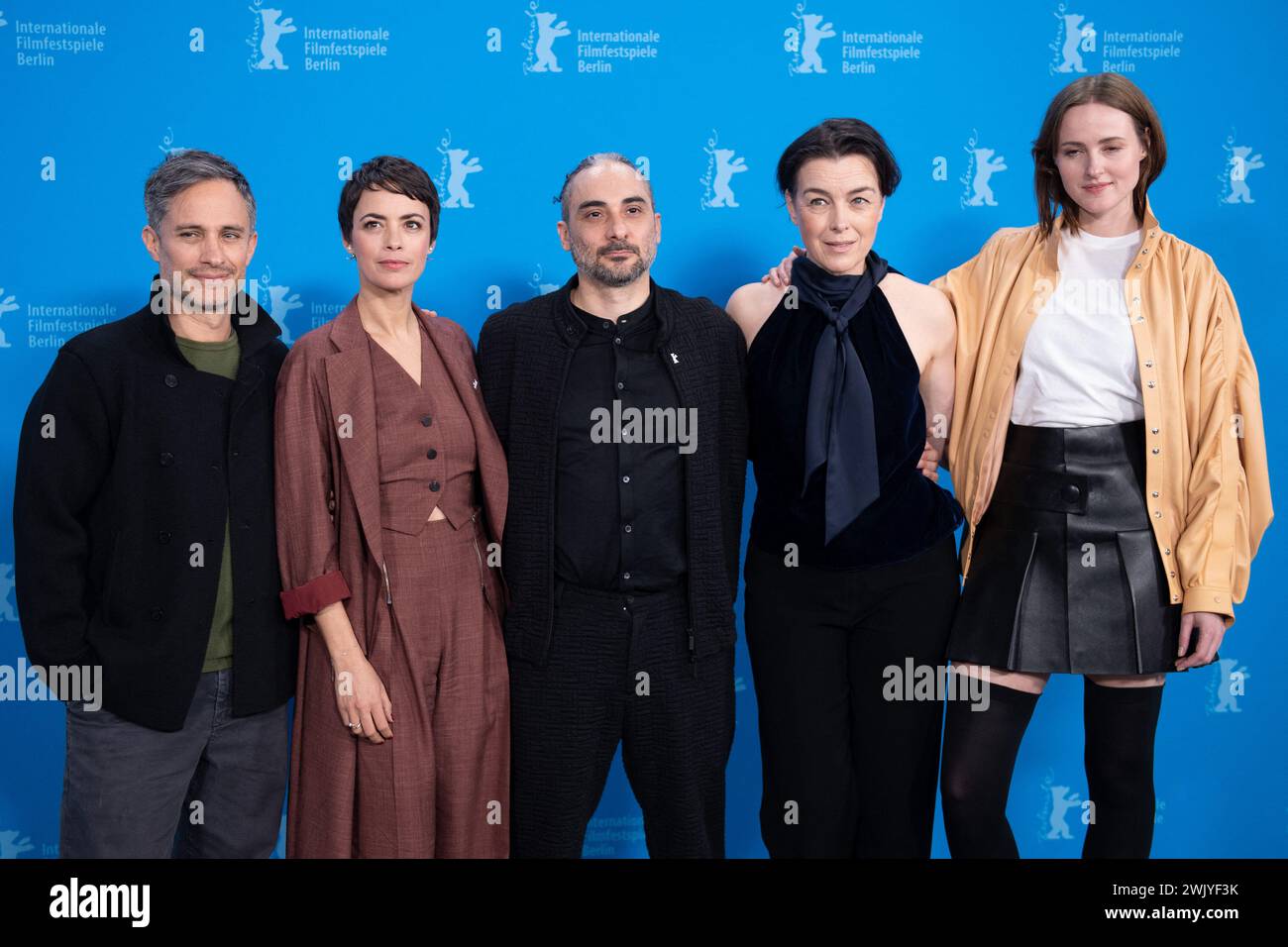 Berlin, Germany. 16th Feb, 2024. Gael Garcia Bernal, Piero Messina ...