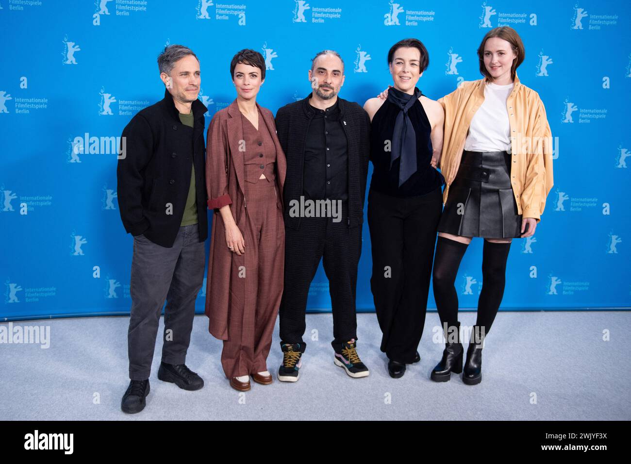 Berlin, Germany. 16th Feb, 2024. Gael Garcia Bernal, Piero Messina ...