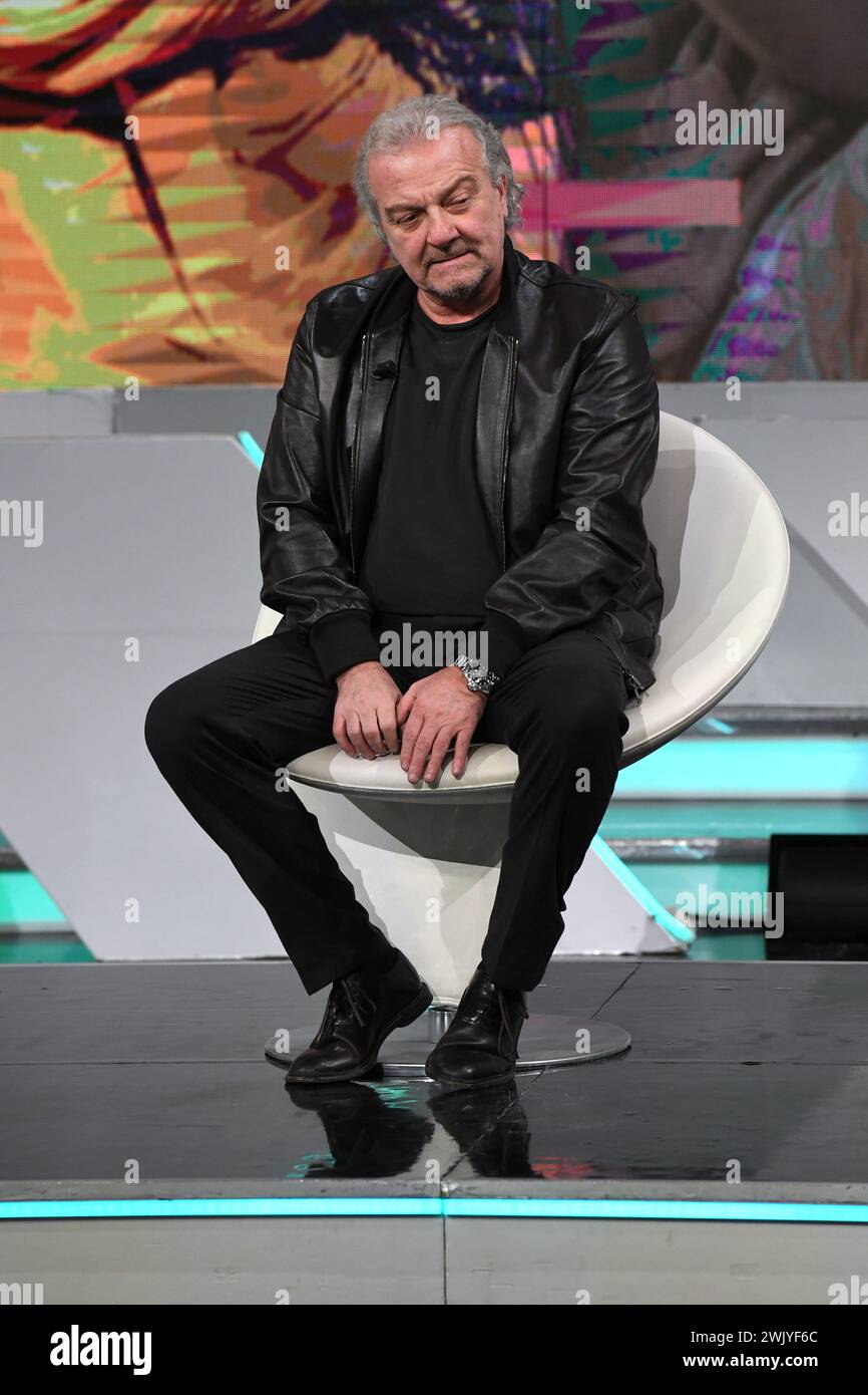 Milan, TV show “TV Talk” - Giovanni Veronesi Stock Photo - Alamy
