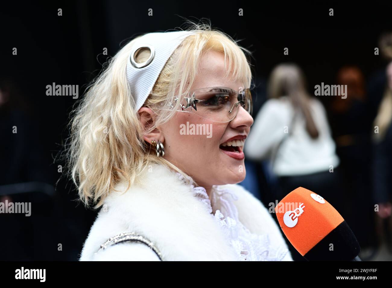 London, UK. 17th Feb, 2024. Alina Zych attends the 2024 London Fashion ...