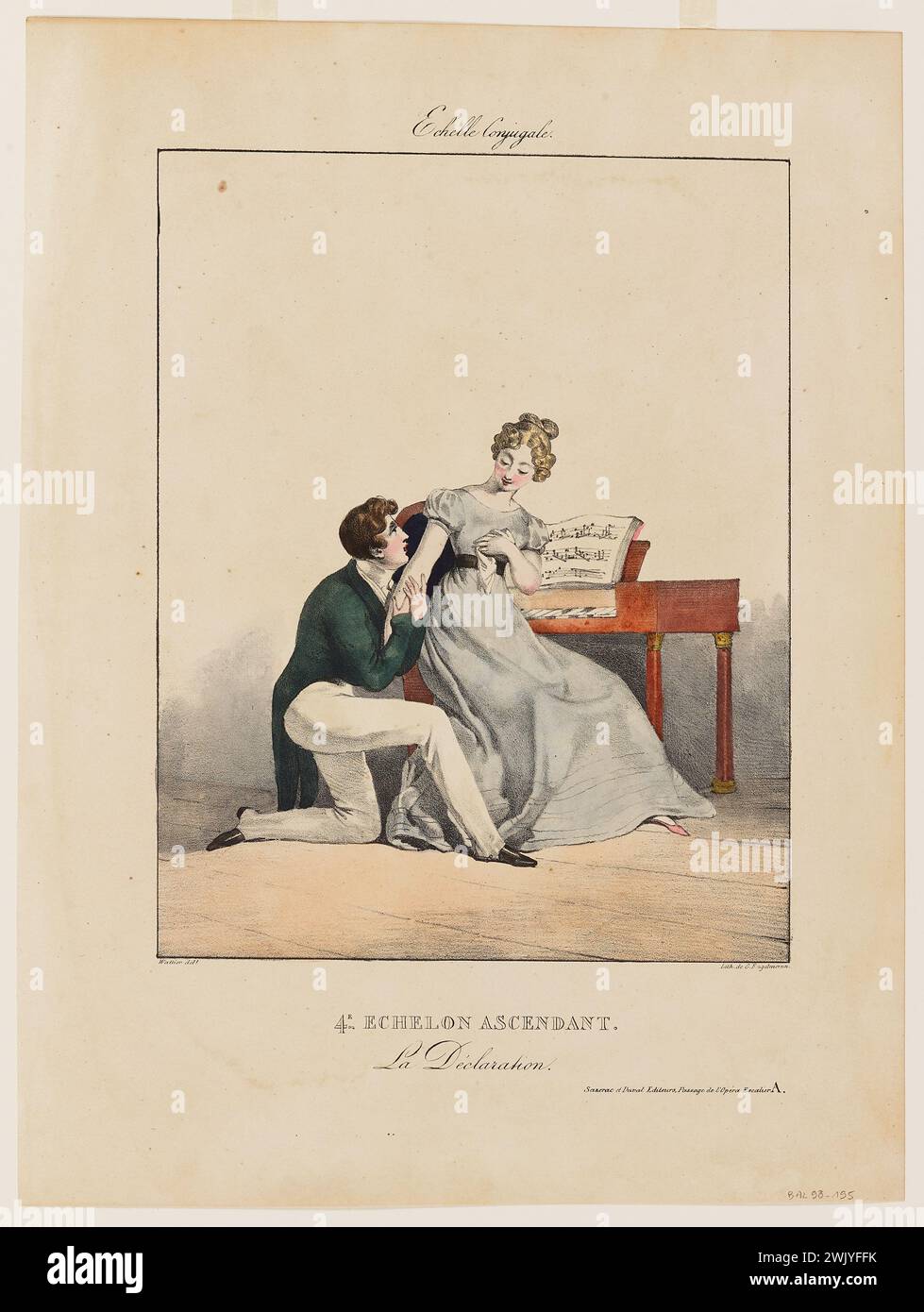 Wattier, Émile Charles (n.1800-11-17-D.1868-11-22), 4th ascending step ...