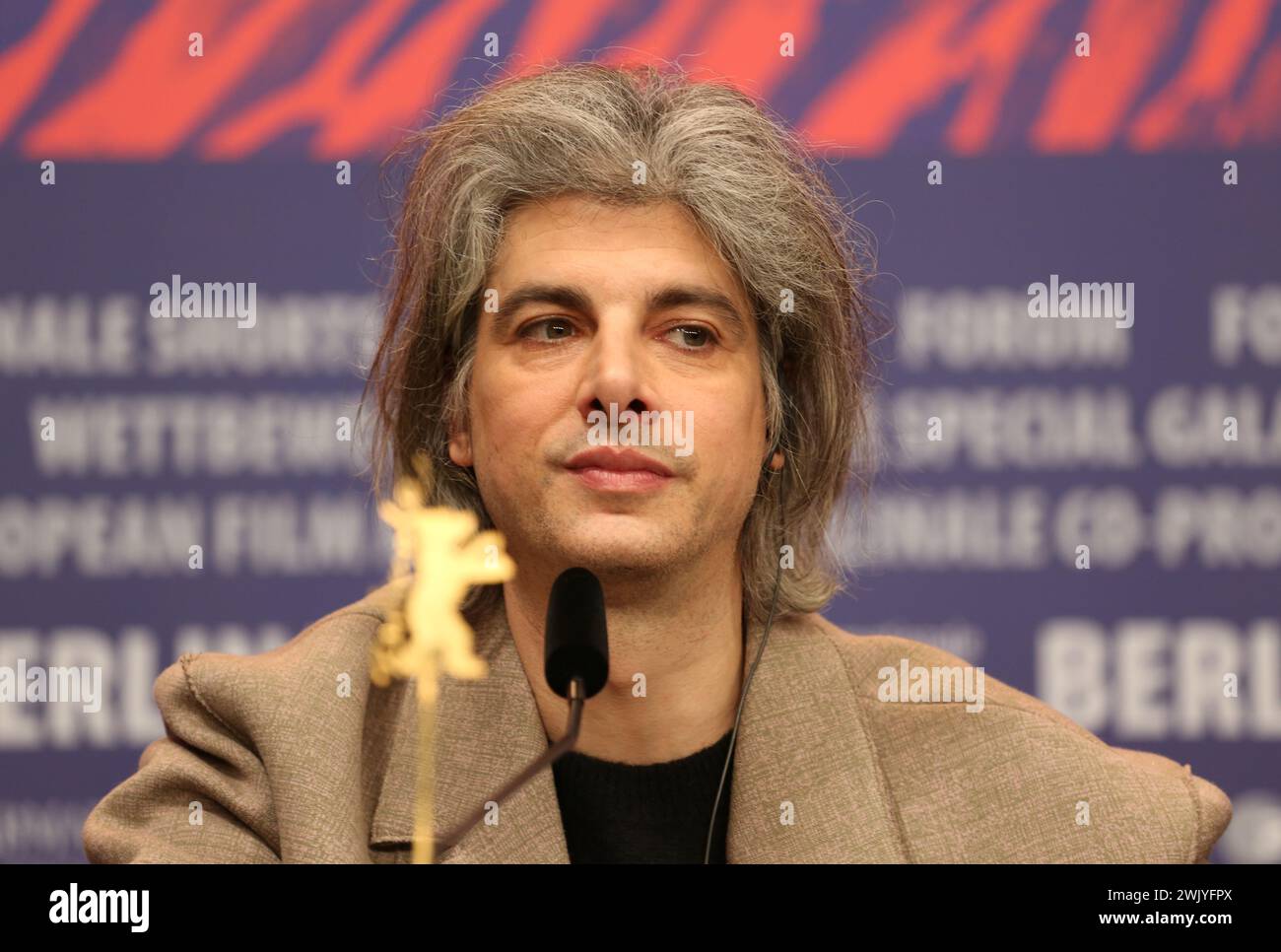 Berlin, Germany, 17th February 2024, Actor Micha Lescot at the press ...