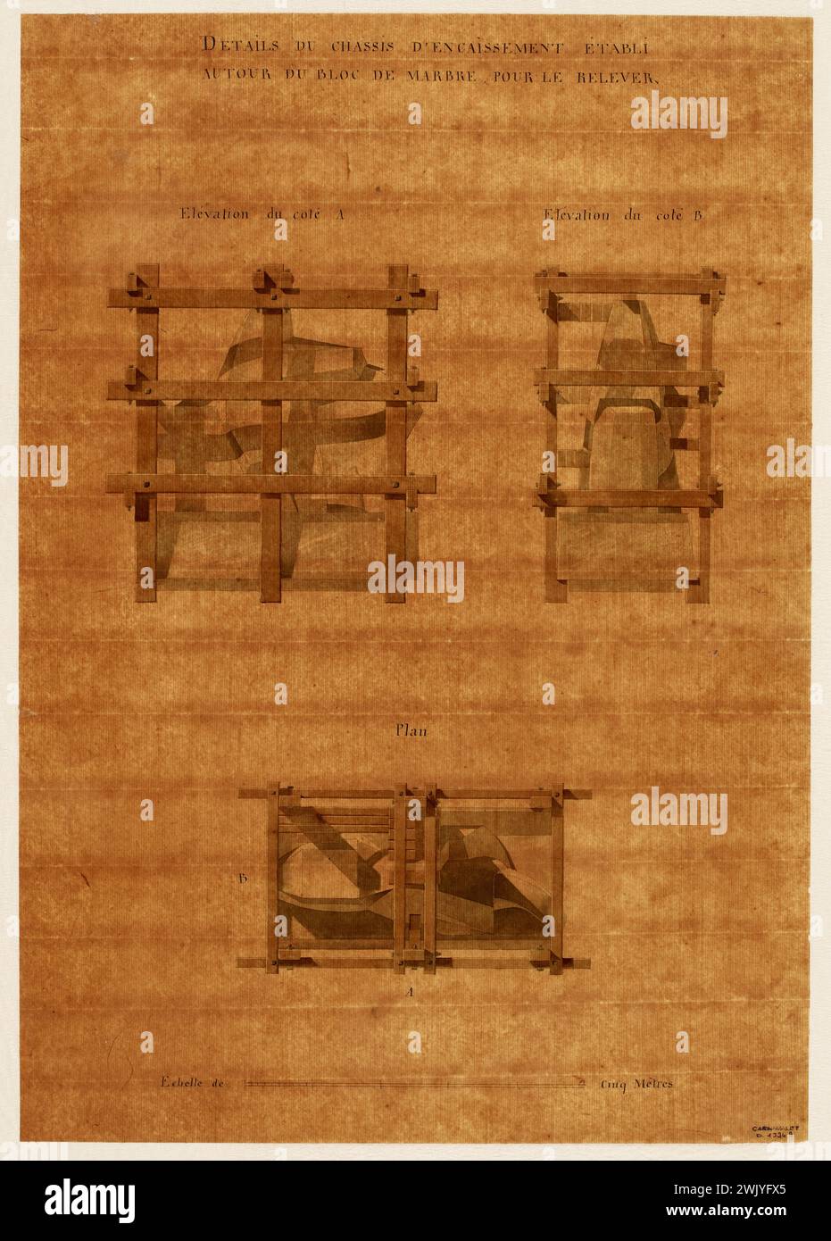 Manager, Jean-François-Julien (n.1783-D.1864), details of the chassis ...