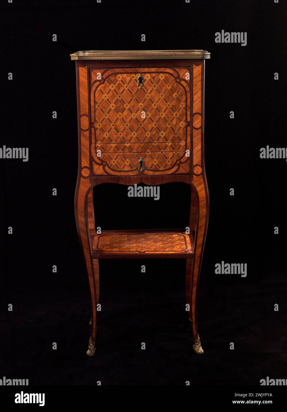 Anonymous. "Secretary to downward - jewelry box". Built in oak ...