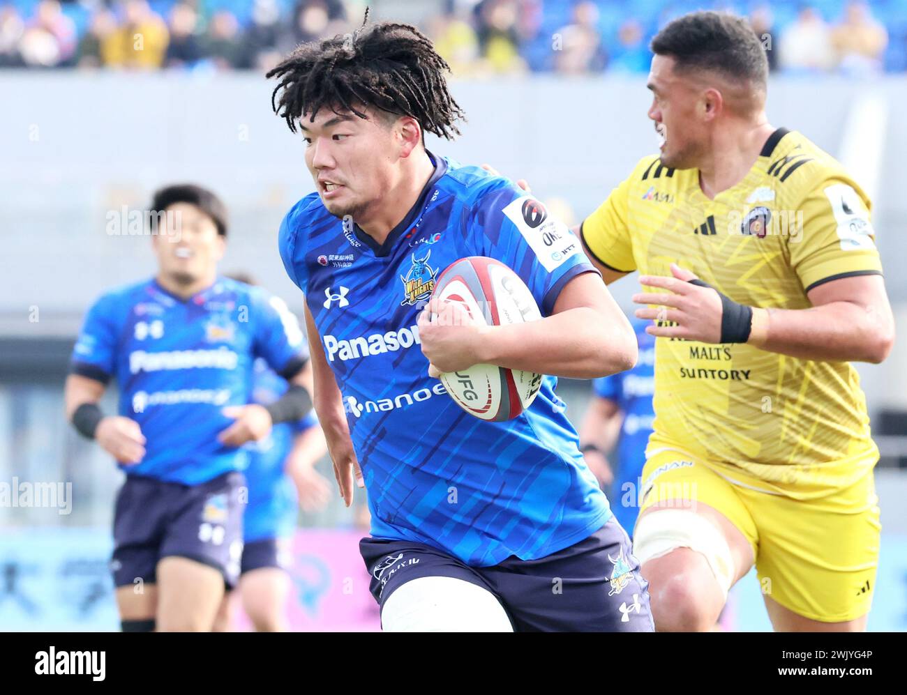 Kumagaya, Japan. 17th Feb, 2024. Saitama Panasonic Wild Knights flanker ...