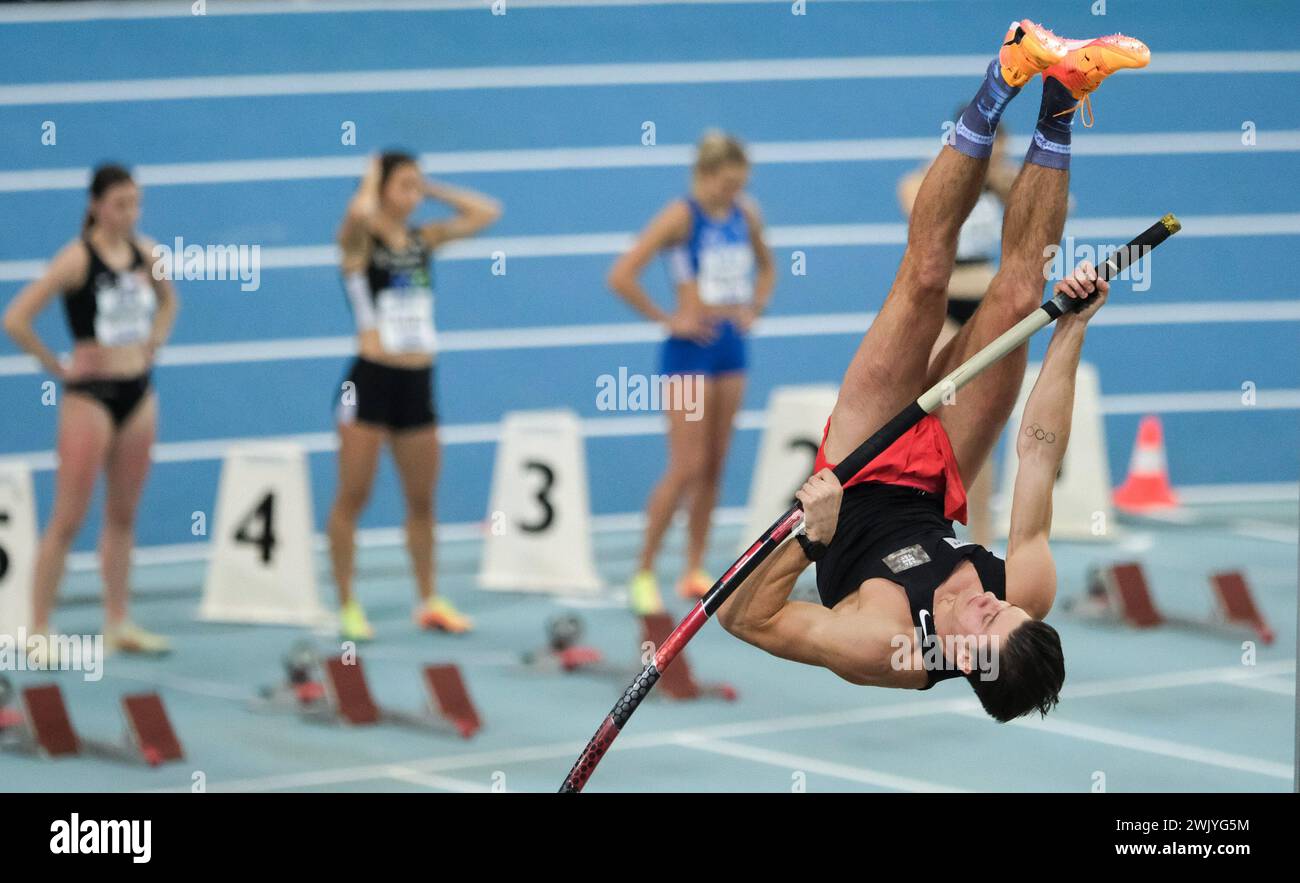 Leipzig, Germany. 17th Feb, 2024. German Indoor Championships Athletics ...