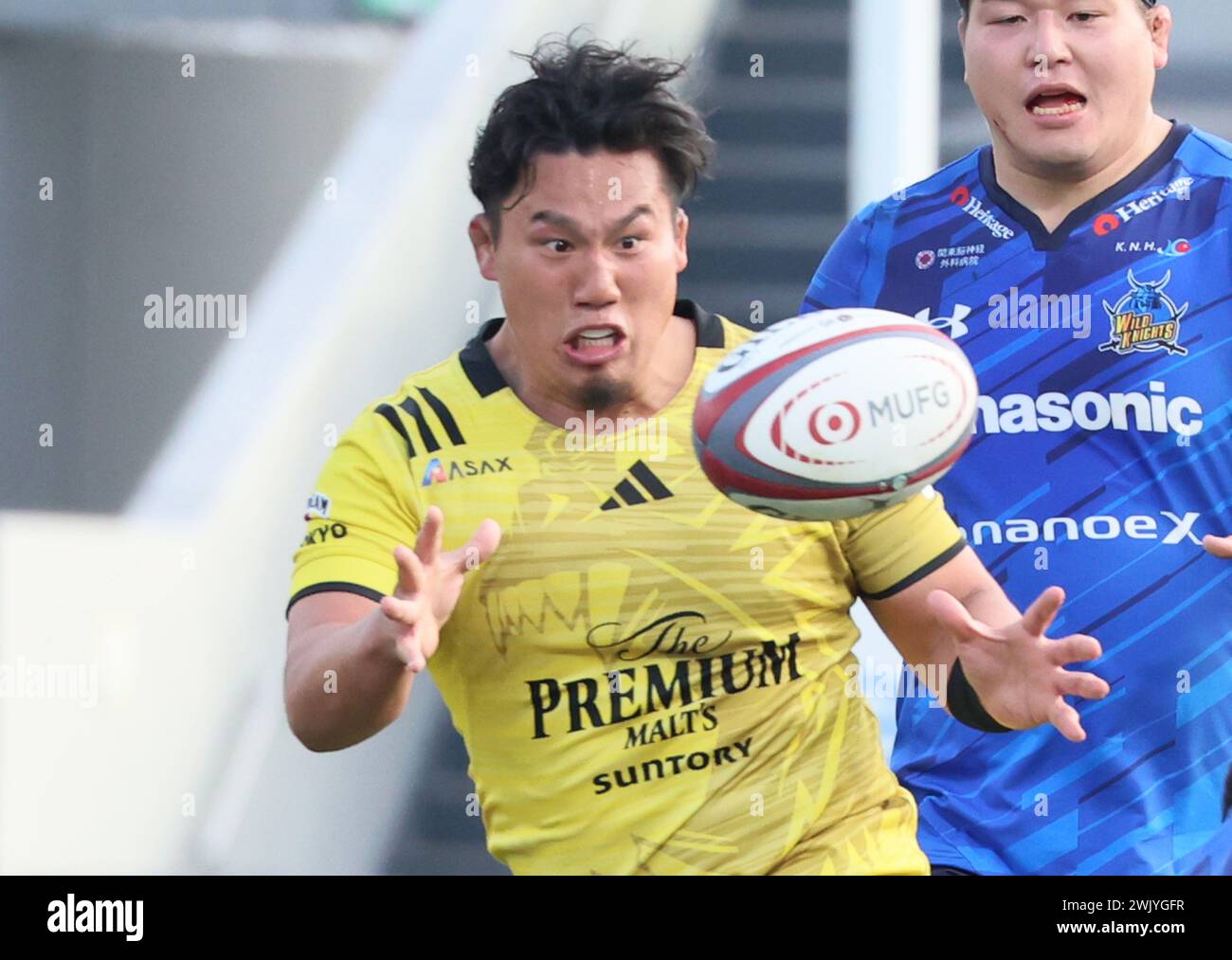 Kumagaya, Japan. 17th Feb, 2024. Tokyo Suntory Sungoliath hooker Kosuke ...