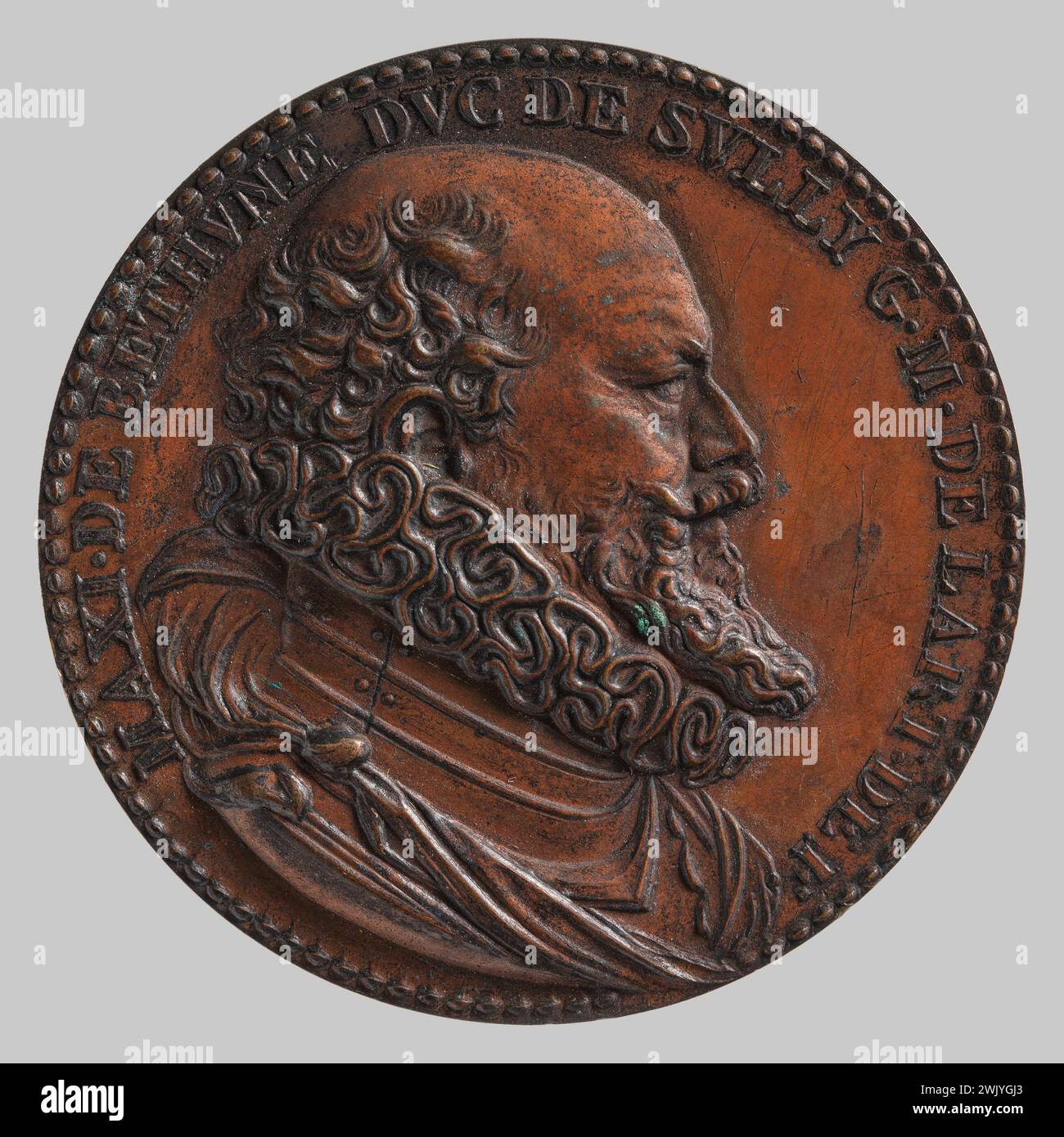 Currency of Paris (n. - d.), The Duke of Sully (main title). Bronze ...