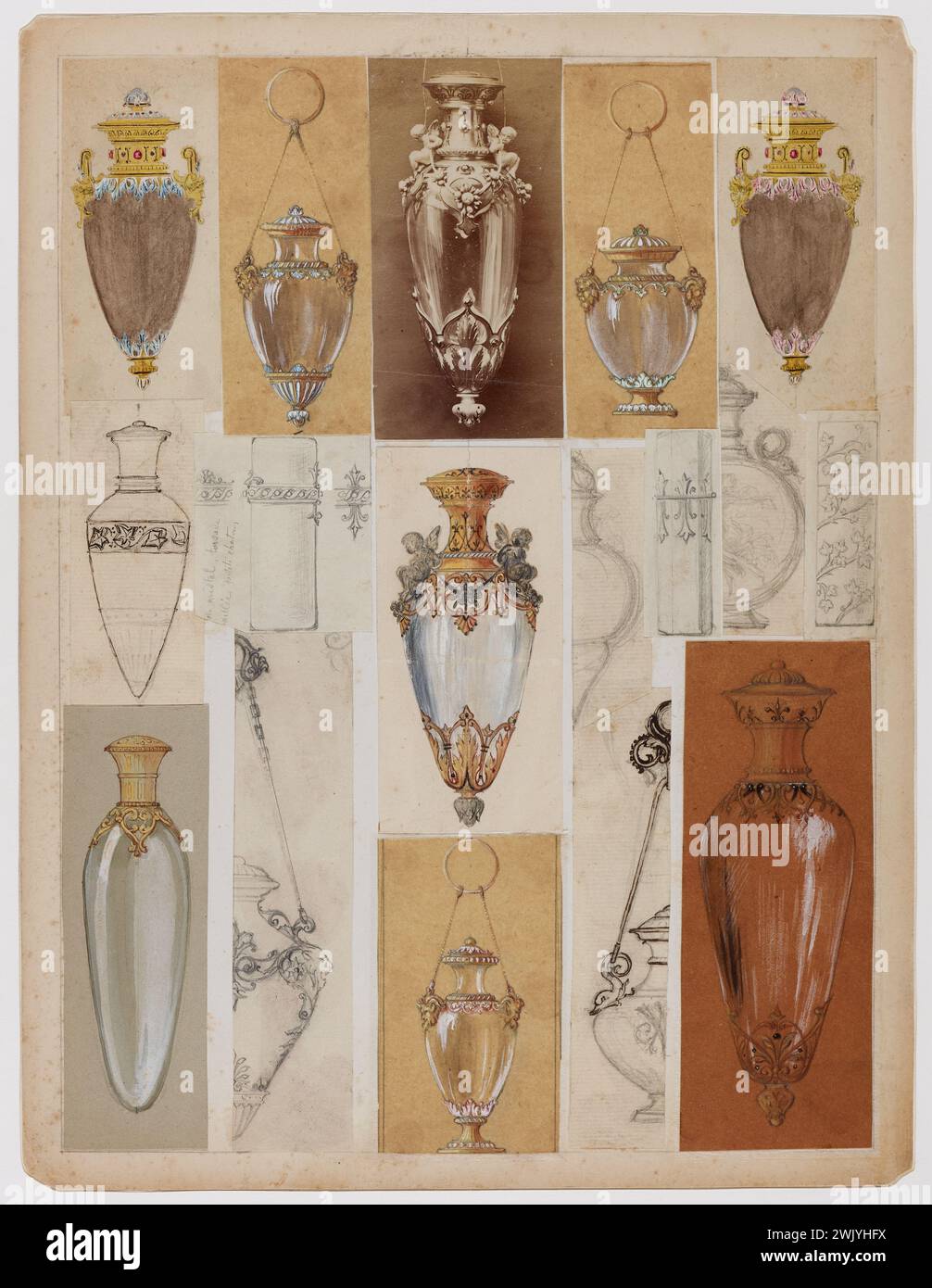Sixteen original drawings hi-res stock photography and images - Alamy